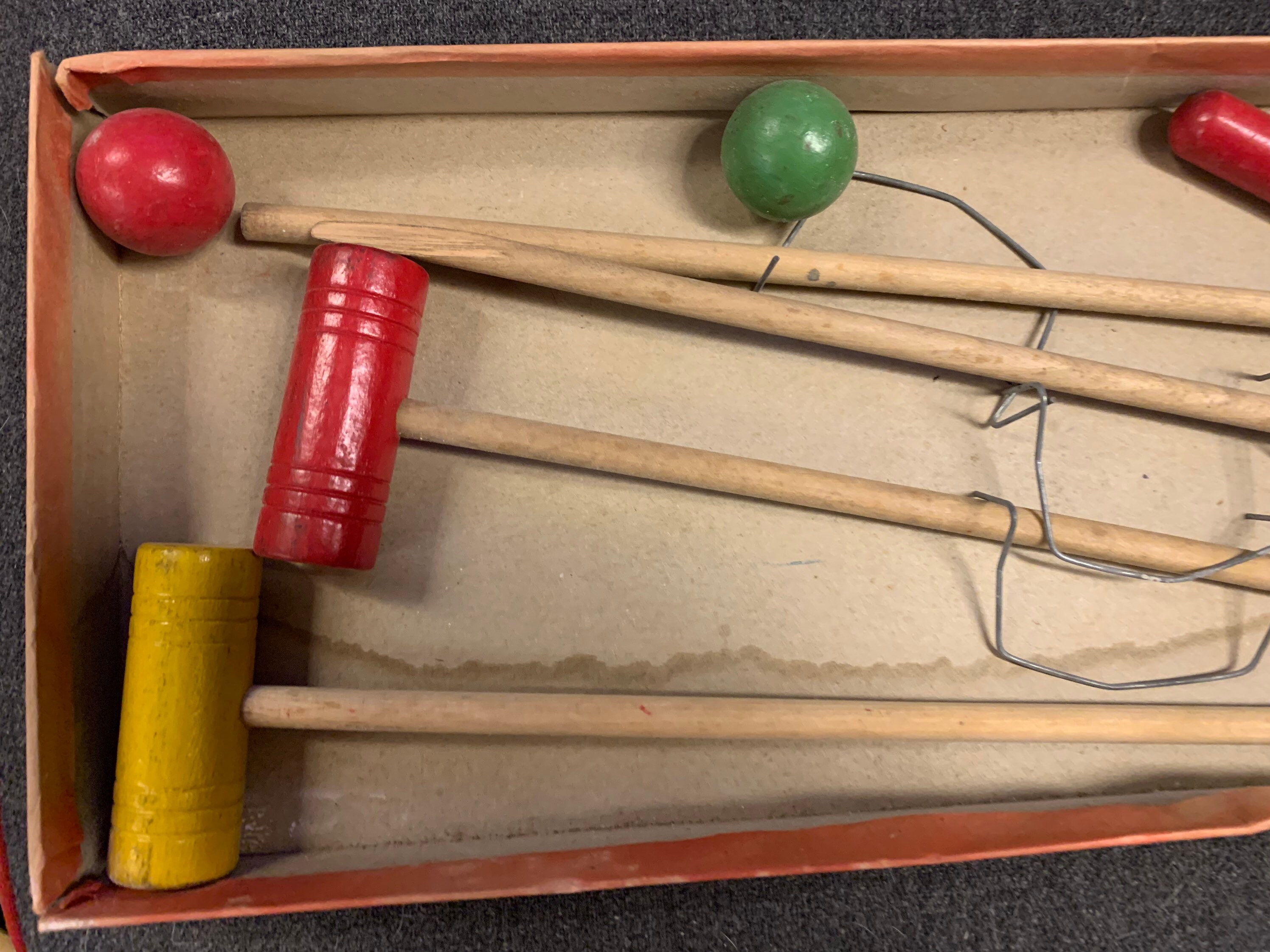 1950s Cro-kay Indoor-outdoor Croquet Game, Complete - Etsy