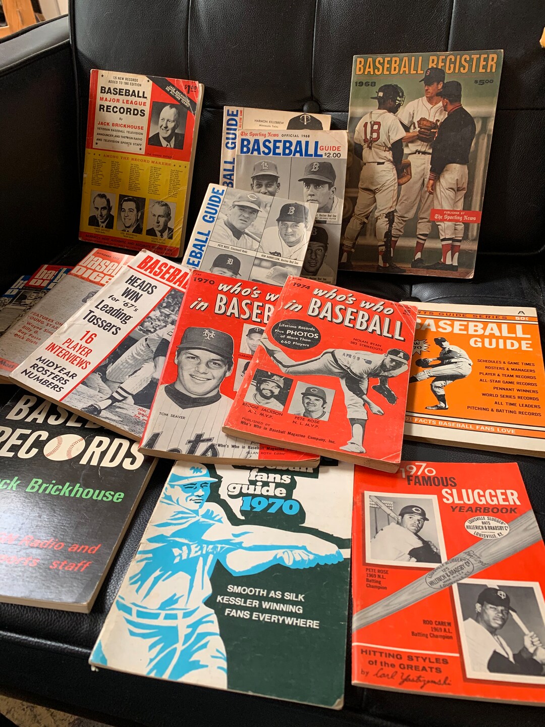 Unusual Unique Rare Book Lot of 16 Vintage Baseball Books for the ...