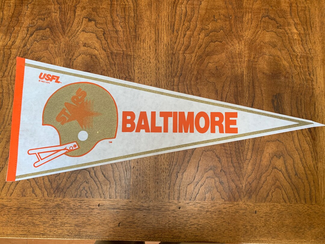1982 USFL Baltimore Stars Football Pennant - Etsy