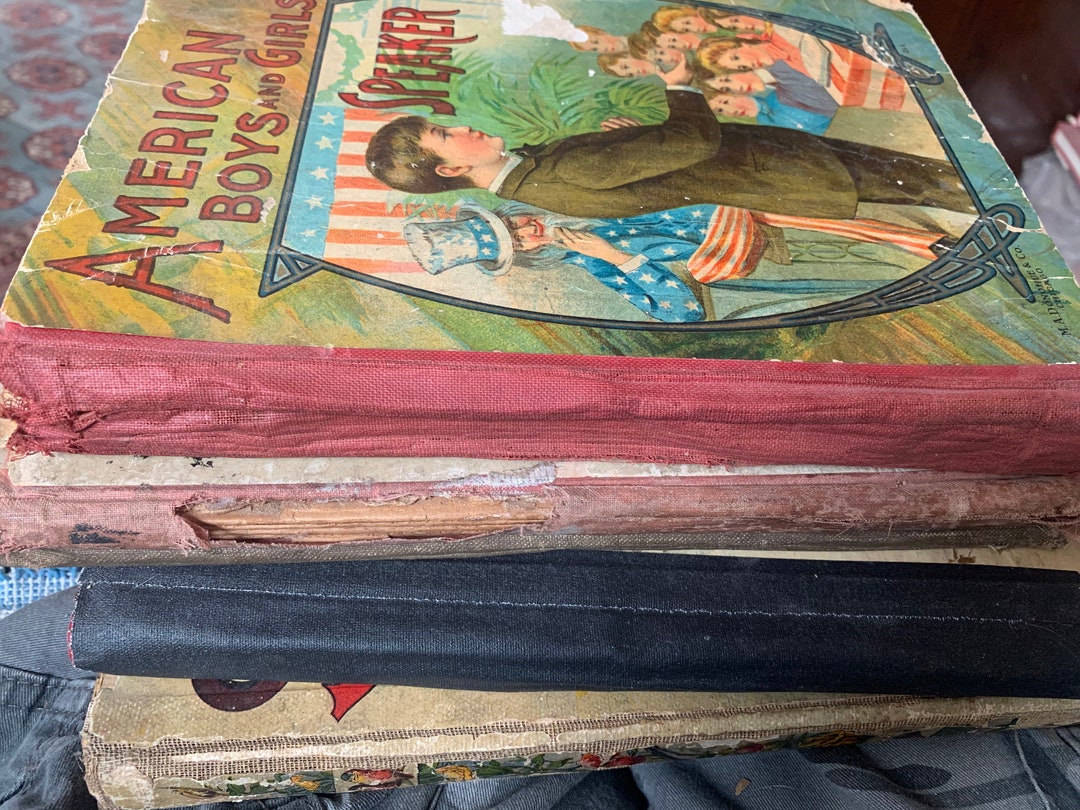 Antique Childrens Book Lot of Six Victorian Illustrated 1880s Books - Etsy