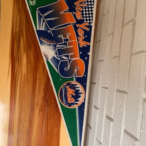 1990s New York Mets MLB Felt Pennant - Etsy