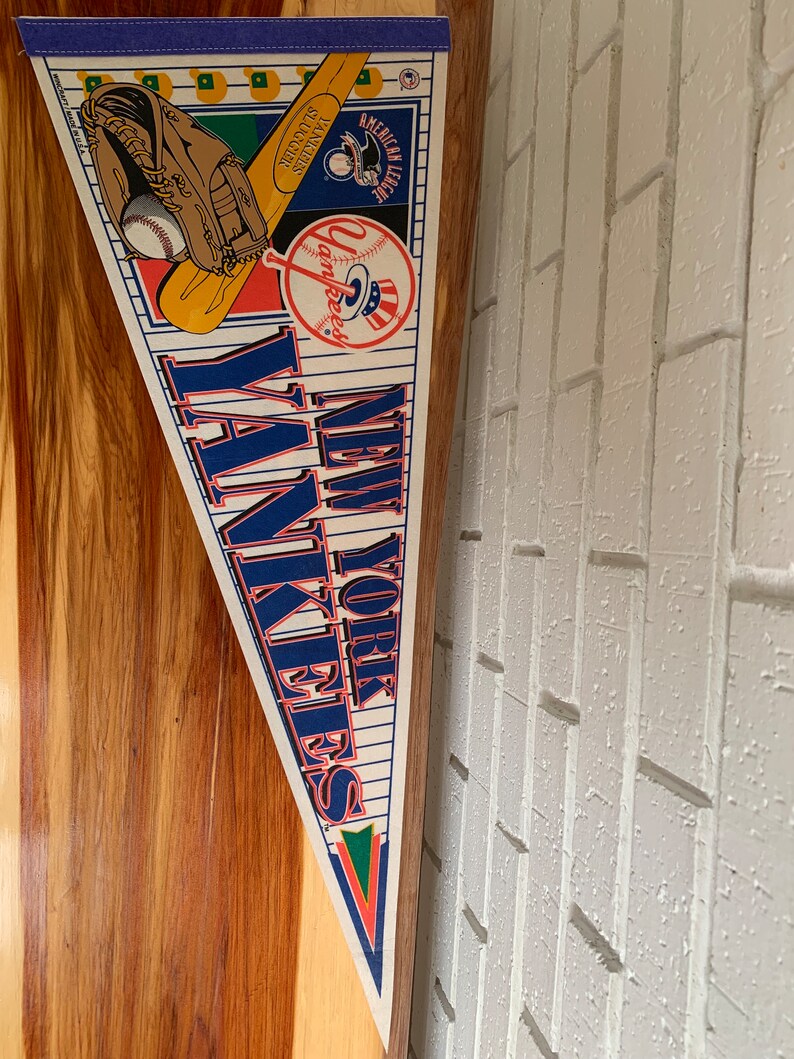 1990s New York Yankees MLB Felt Pennant - Etsy