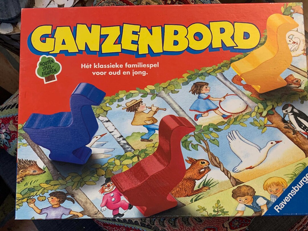 Vintage Ganzenbord Game in German and English 1998 - Etsy
