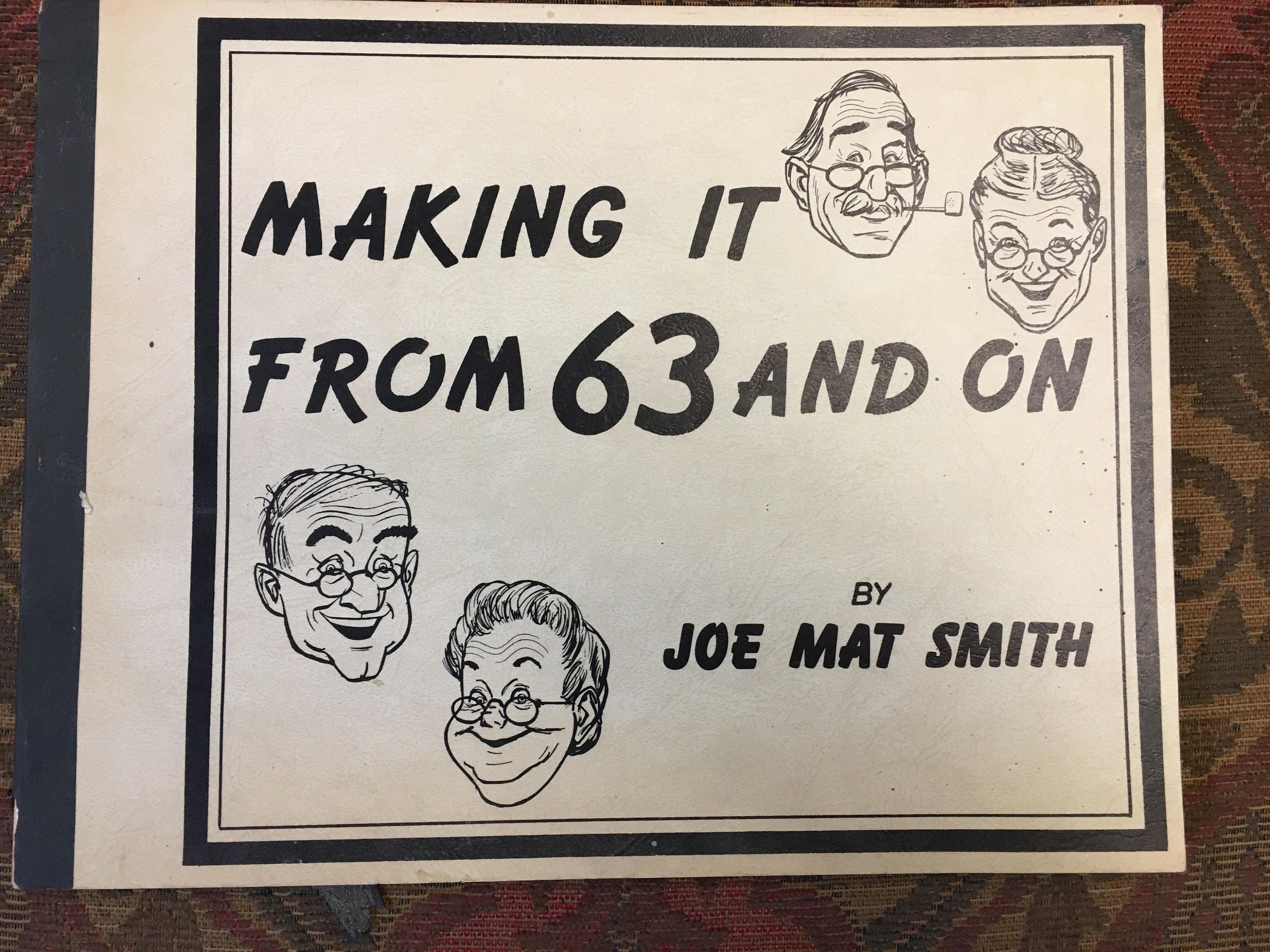 Making It From 63 and on by Joe Mat Smith 1976 - Etsy