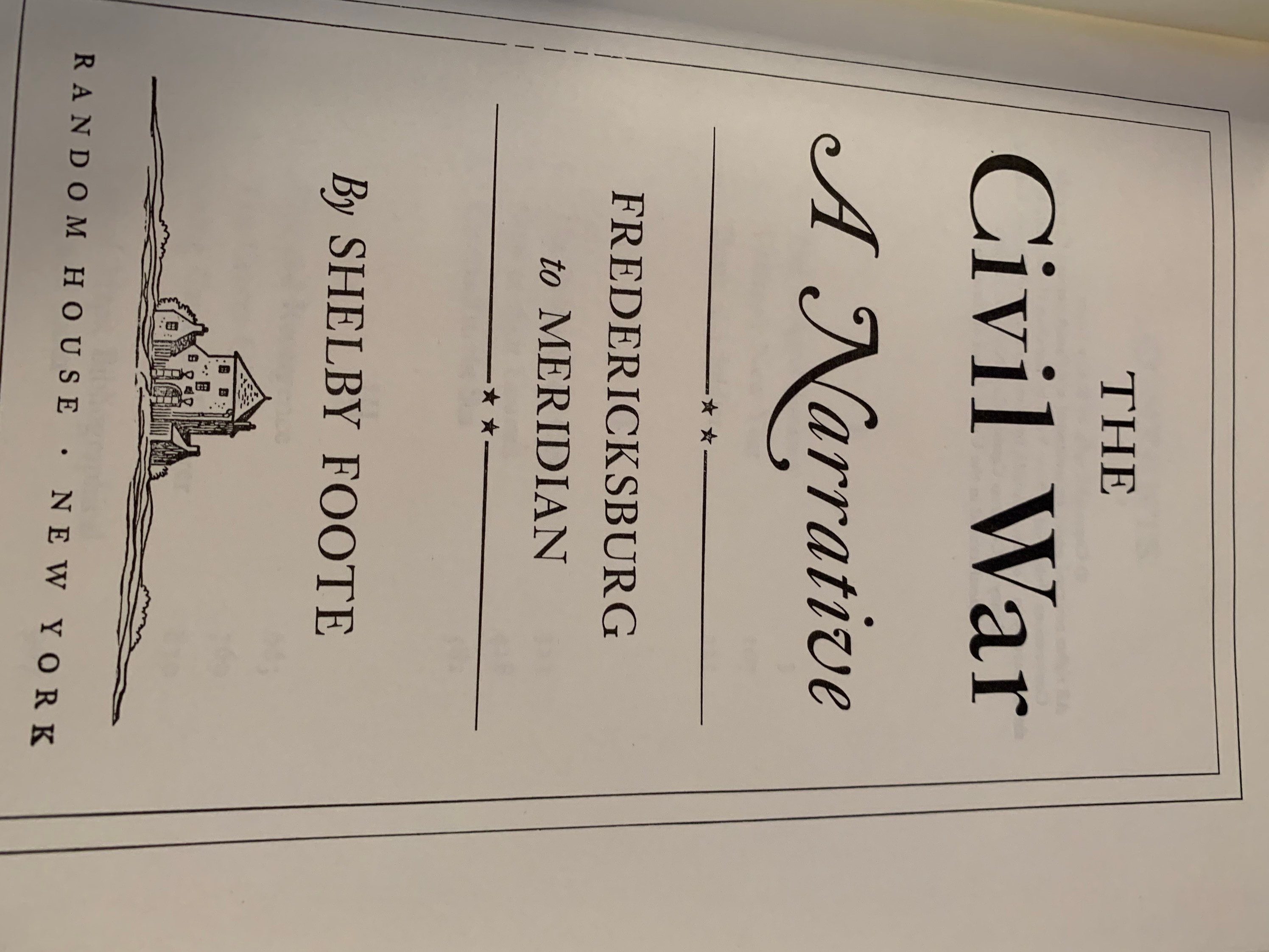 Civil War Narrative: Trilogy by Shelby Foote 1958 - Etsy