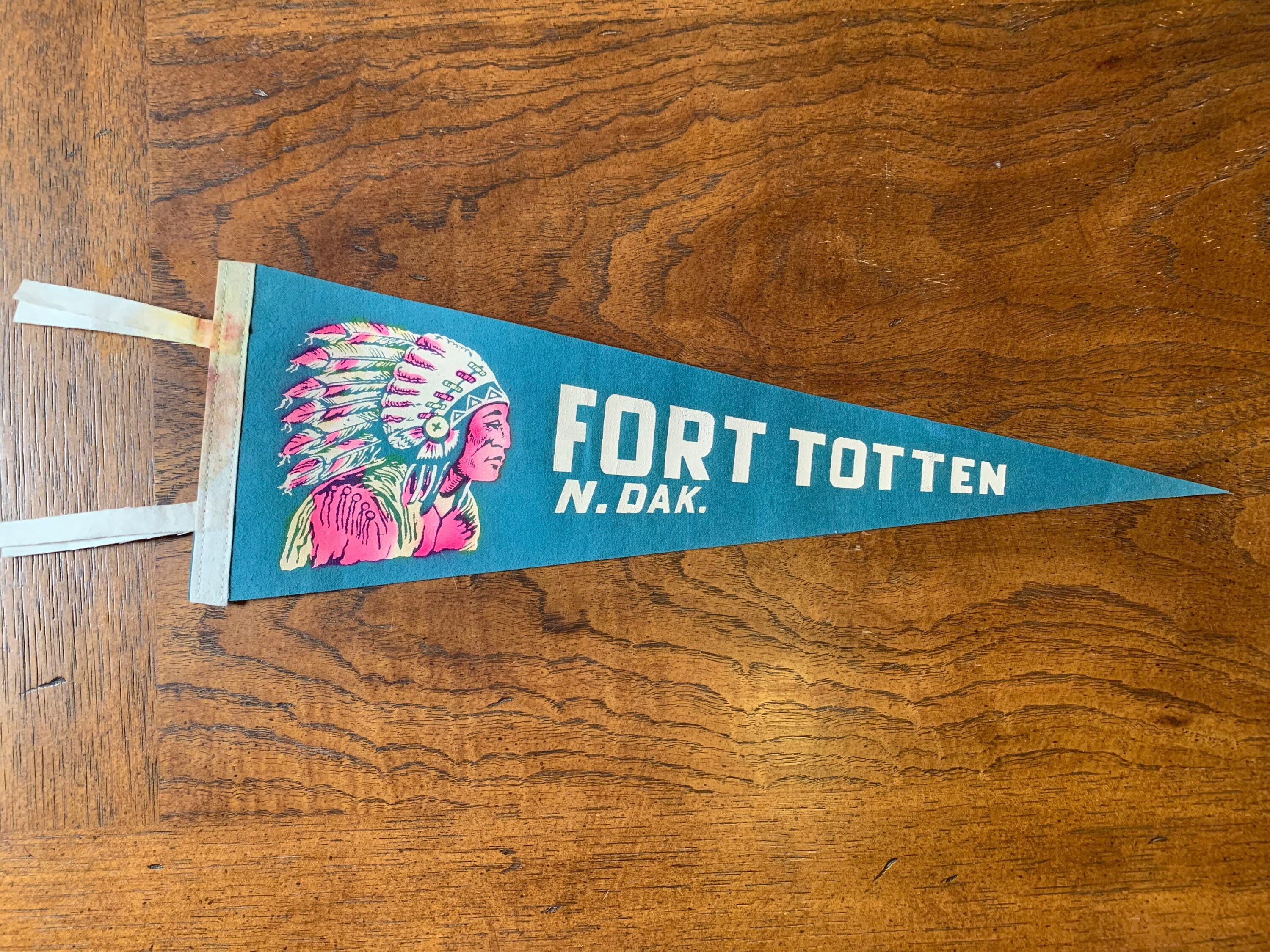 1970s Vintage Felt Pennant Fort Totten North Dakota - Etsy