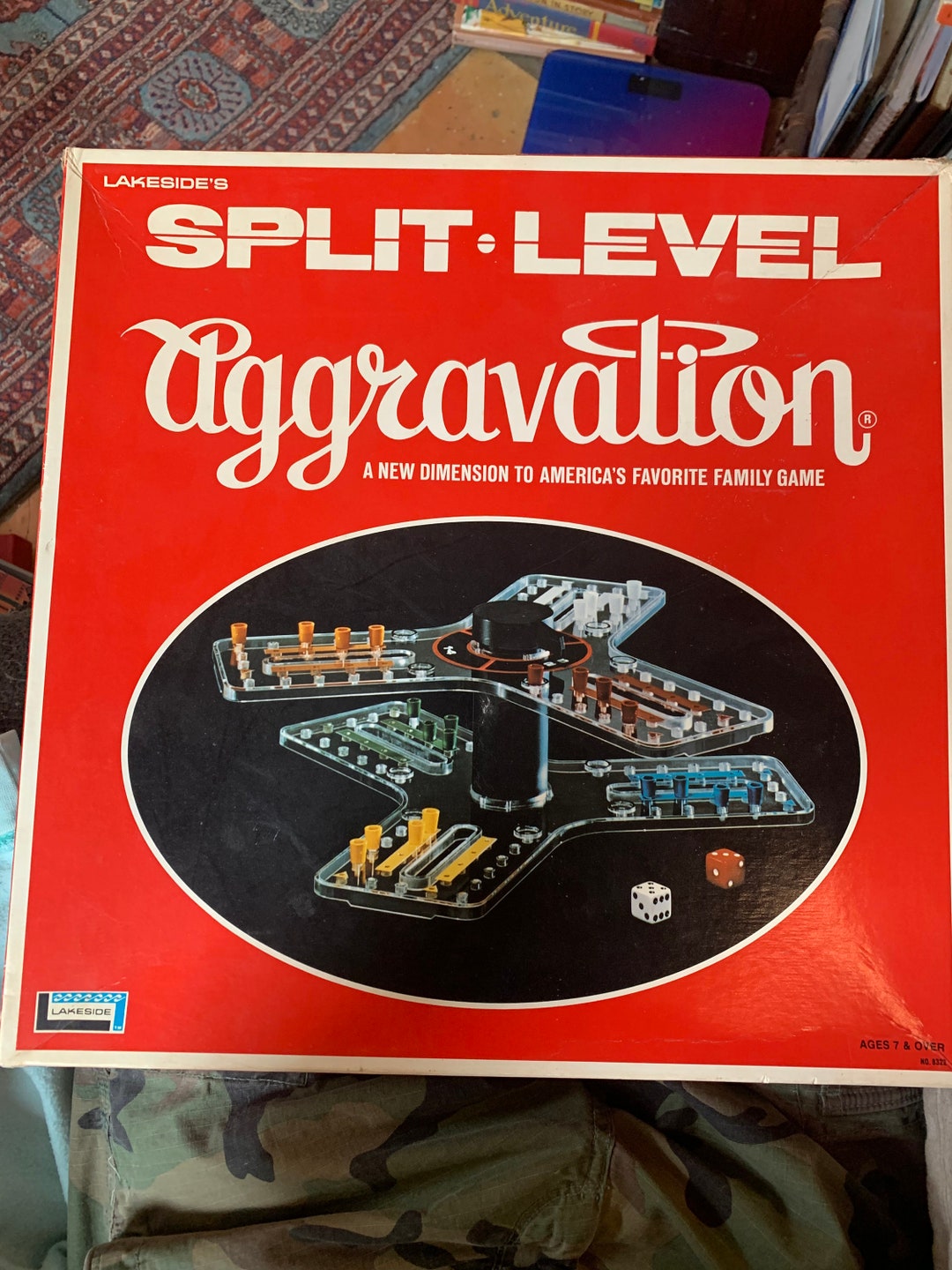 Rare 1971 Split-level Aggravation Board Game by Lakeside - Etsy
