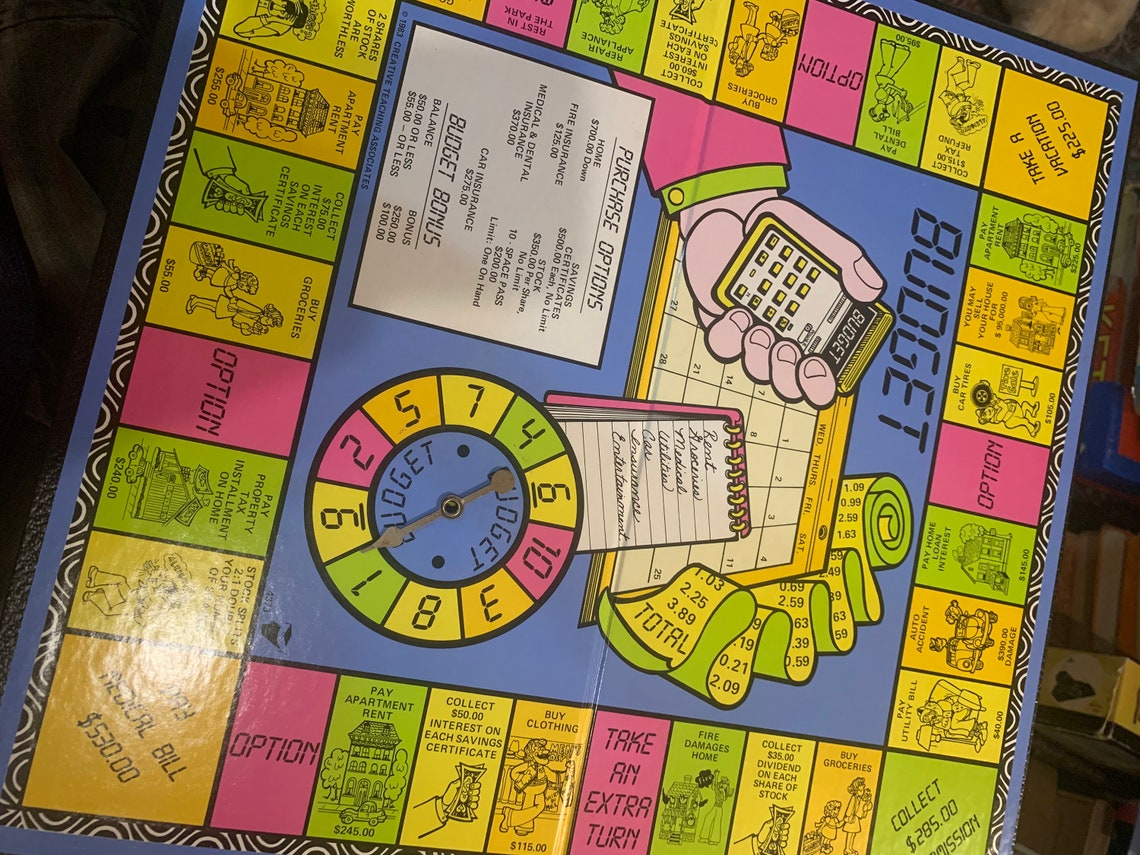 Vintage Budget Board Game A Consumer Math Game Grades 4-12 - Etsy
