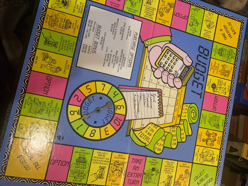 Vintage Budget Board Game A Consumer Math Game Grades 4-12 - Etsy