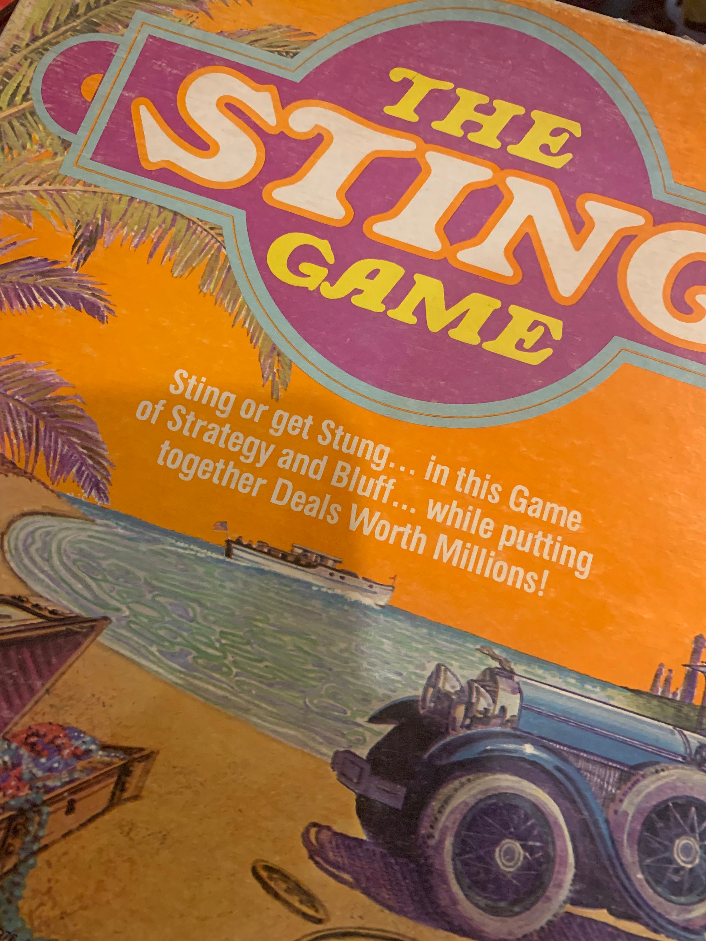 Vintage 1976 the Sting Board Game by Ideal - Etsy