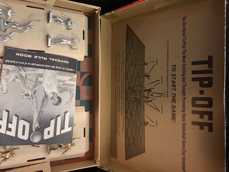 Vintage 1969 TIP OFF BASKETBALL High Scoring Board Game John Wooden - Etsy