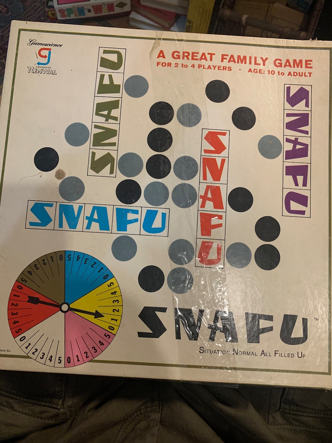 1969 SNAFU Situation Normal Board Game With Spinner - Etsy