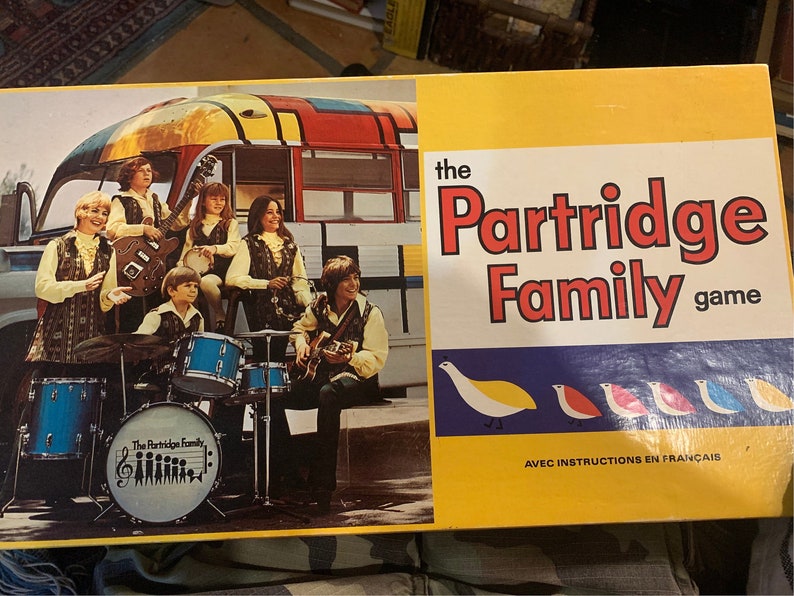 Vintage 1971 the Partridge Family Board Game Milton Bradley - Etsy
