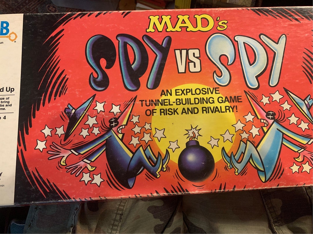 Vintage 1986 Mad’s Spy Vs. Spy Board Game Milton Bradley - Etsy
