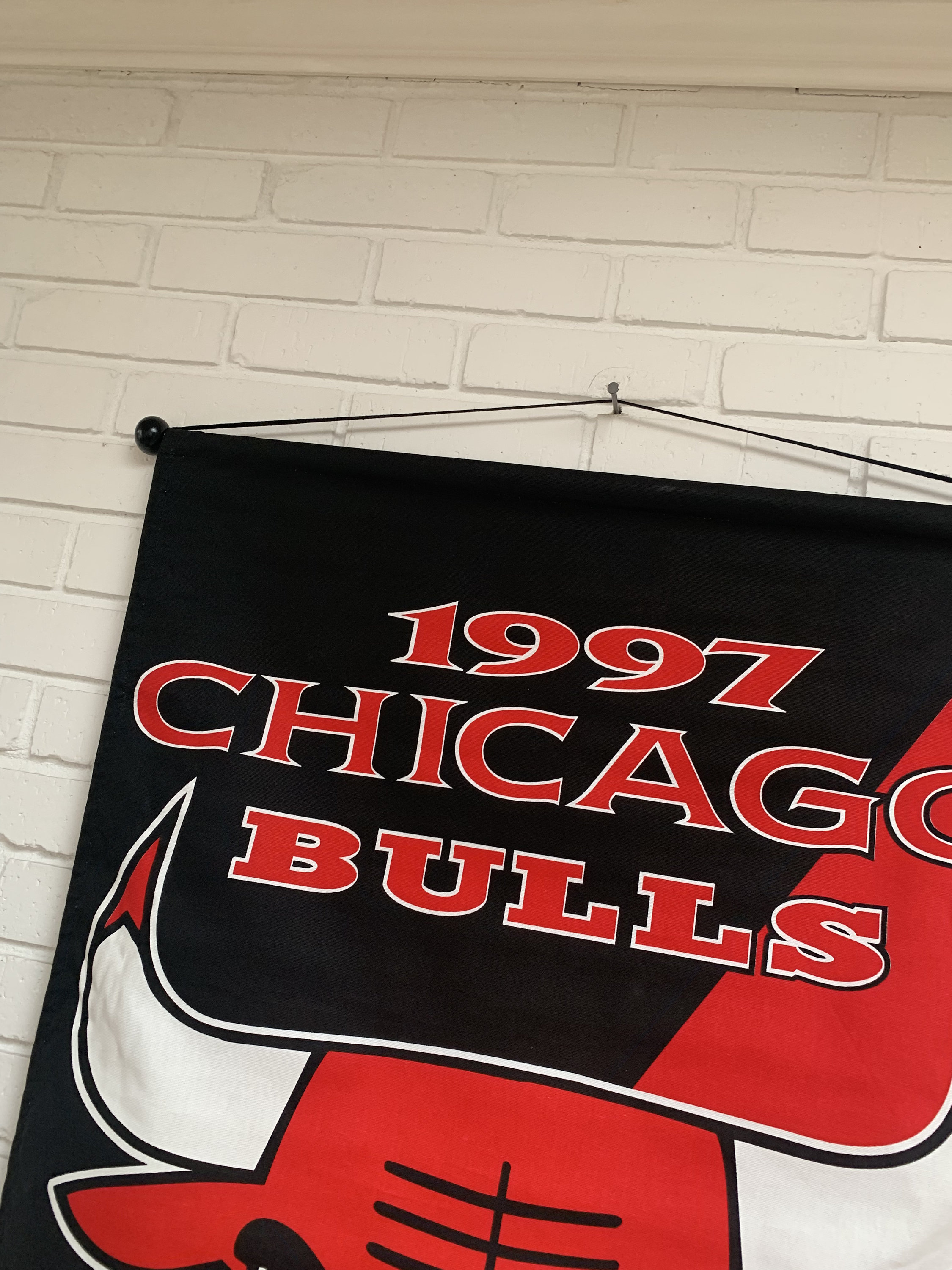 Large Vintage Chicago Bulls NBA Championships Banner - Etsy