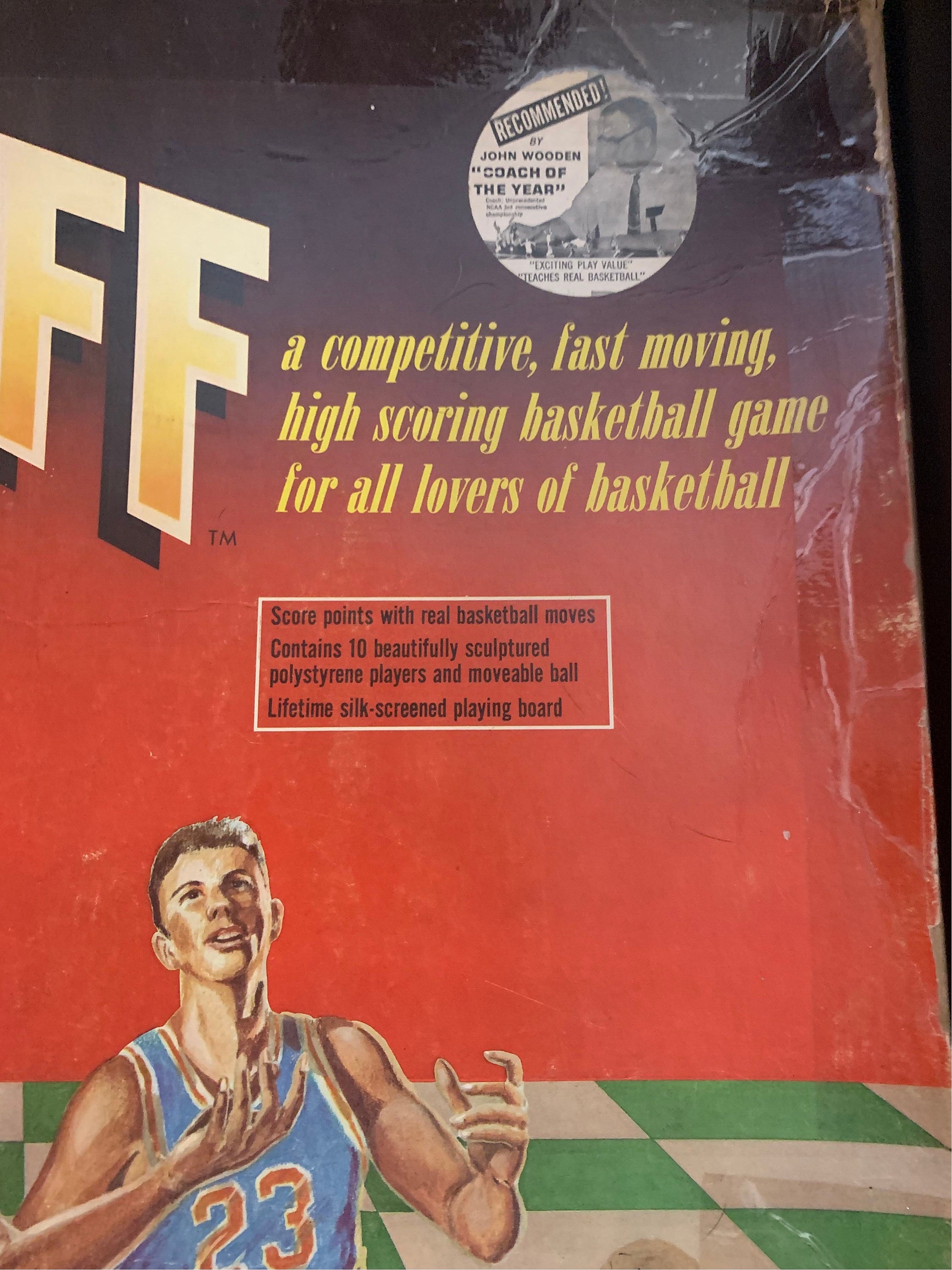 Vintage 1969 TIP OFF BASKETBALL High Scoring Board Game John Wooden - Etsy