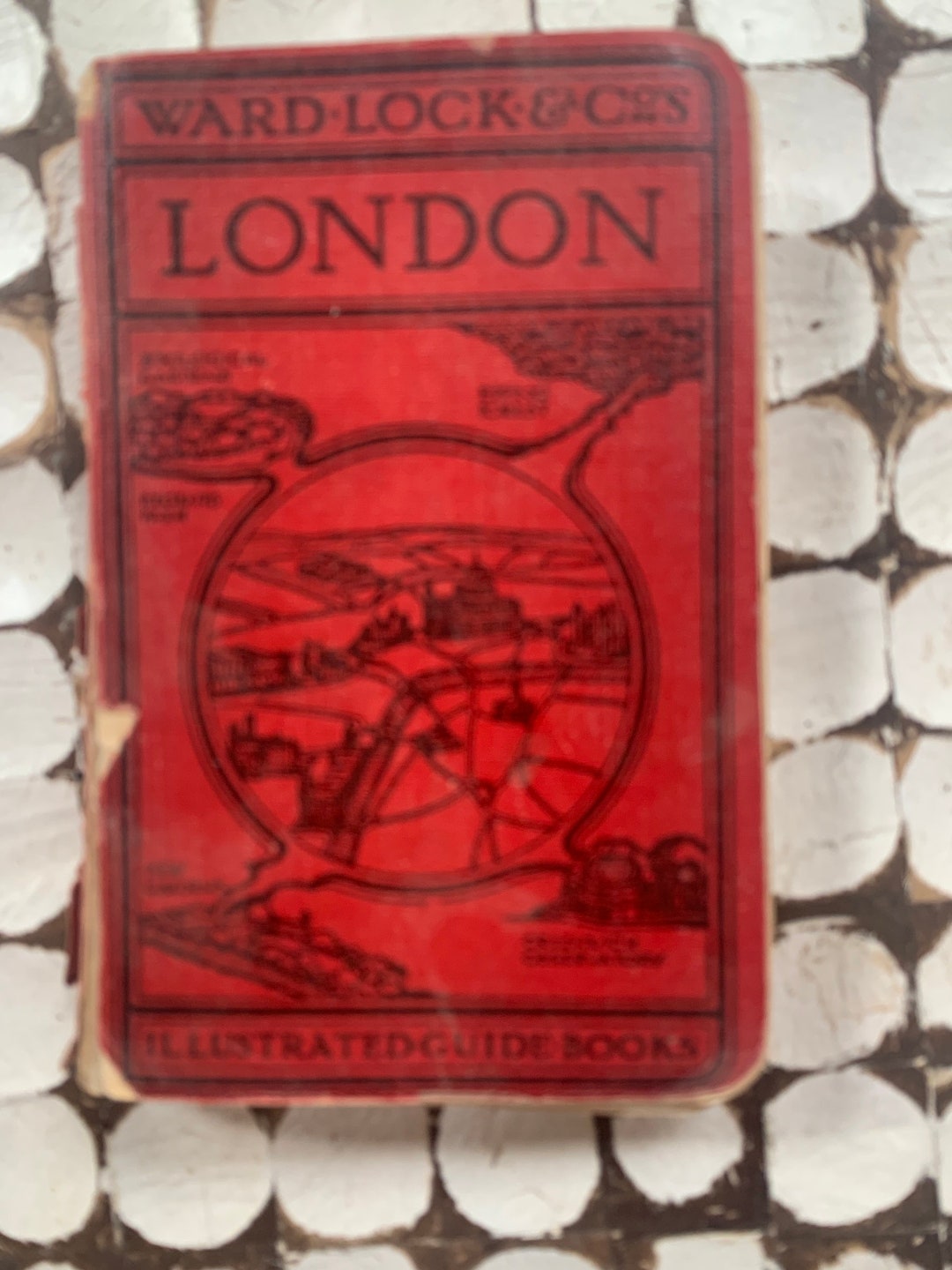 Rare 1947 Red Guide LONDON Ward and Lock Guidebook for Tourists - Etsy