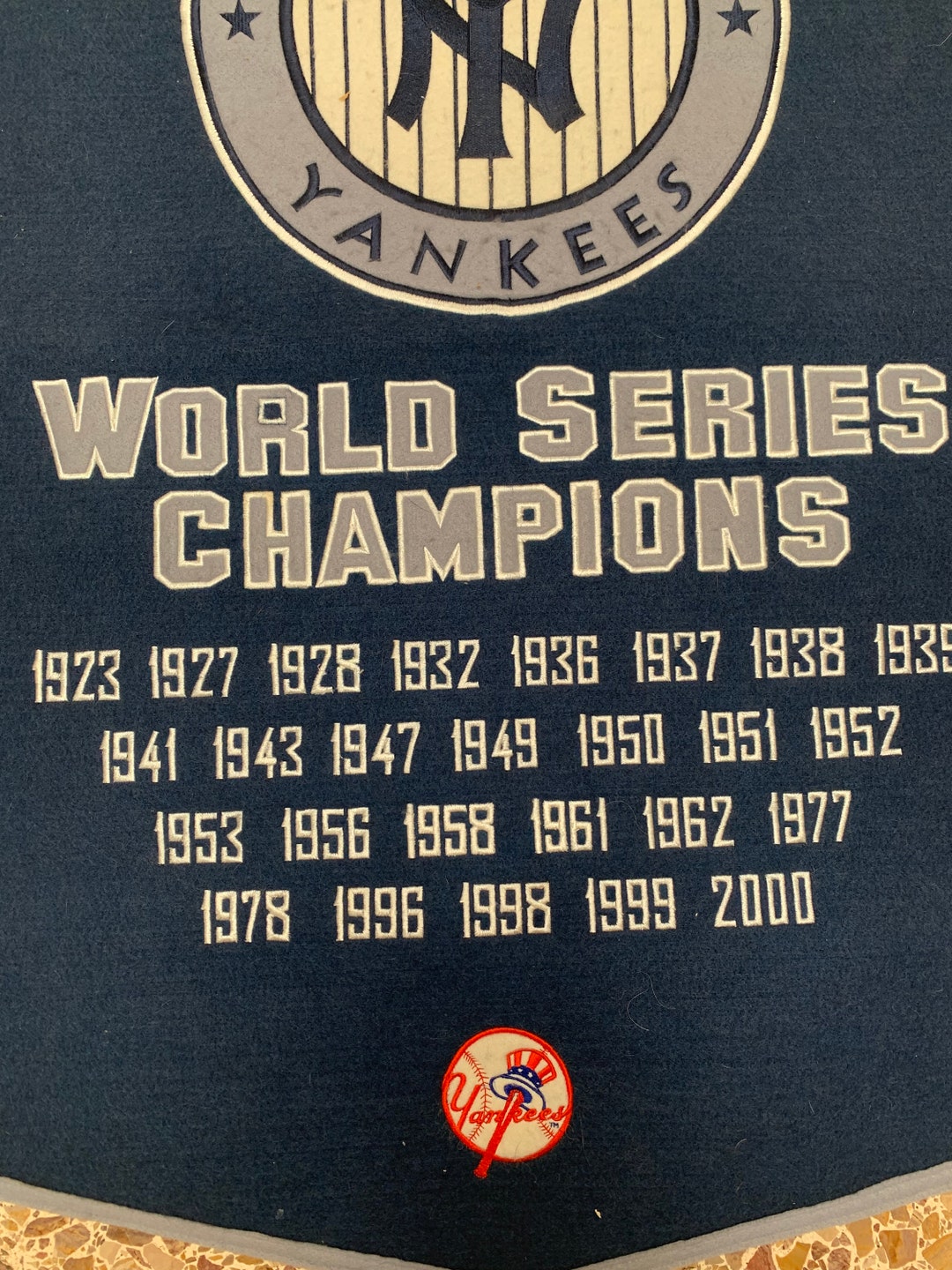 Vintage New York Yankees Championship Banner - Etsy