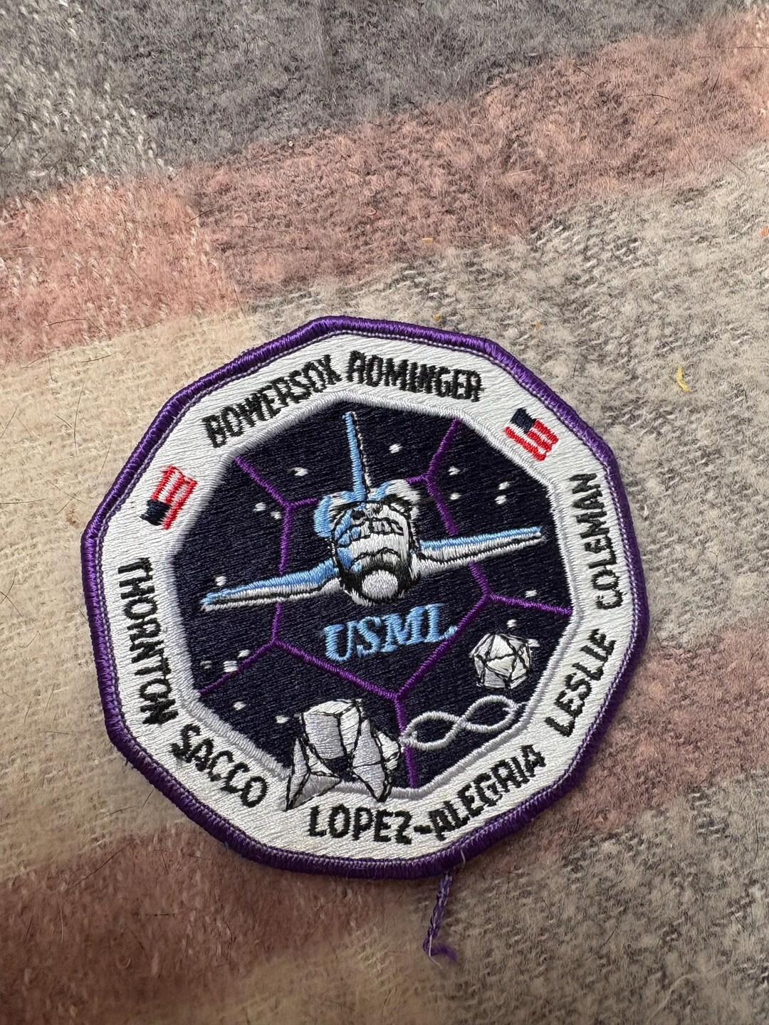NASA Patch Space Shuttle Columbia STS-73 USML Mission Patch Embroidered ...