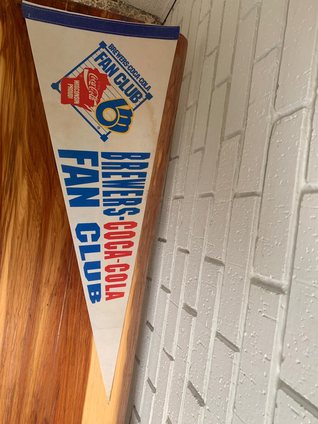 Vintage Milwaukee Brewers Coca Cola Fan Club MLB Pennant - Etsy