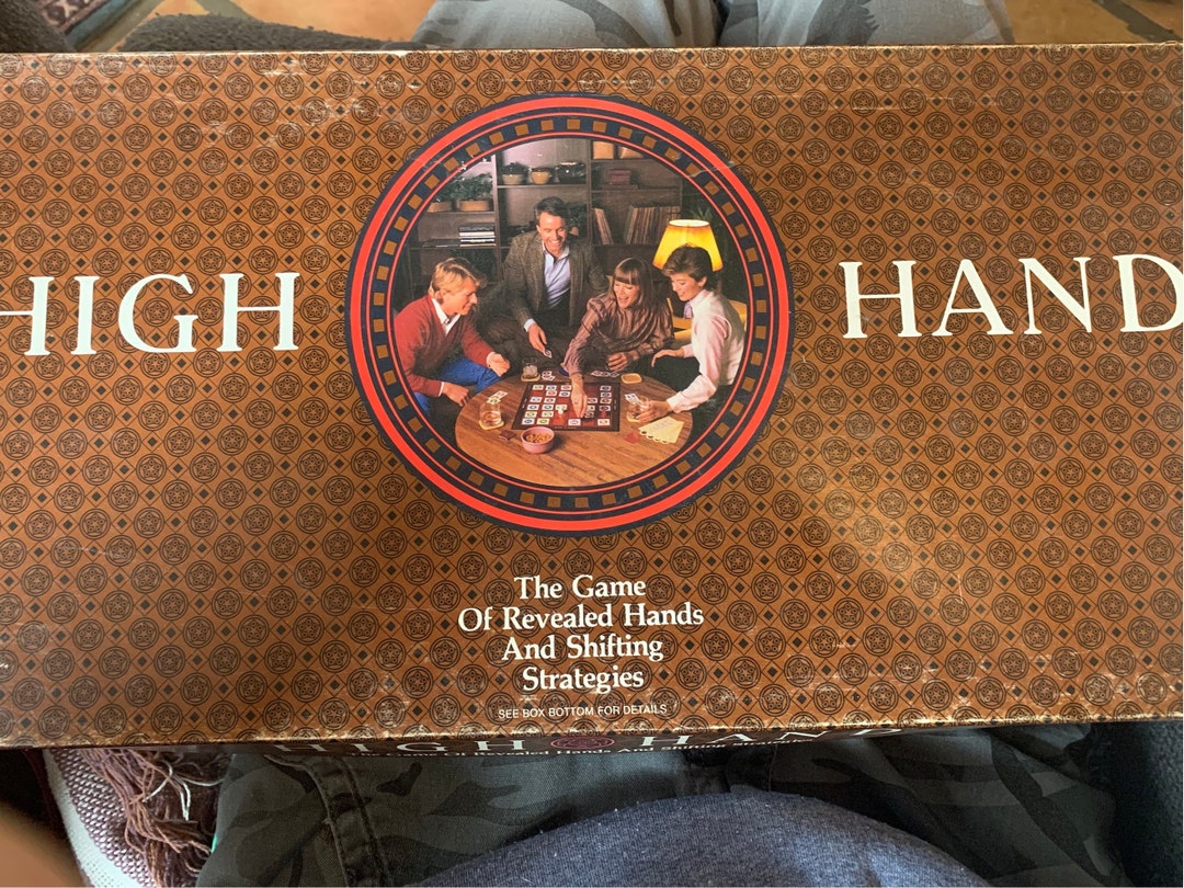 1984 High Hand Card Board Game - Etsy