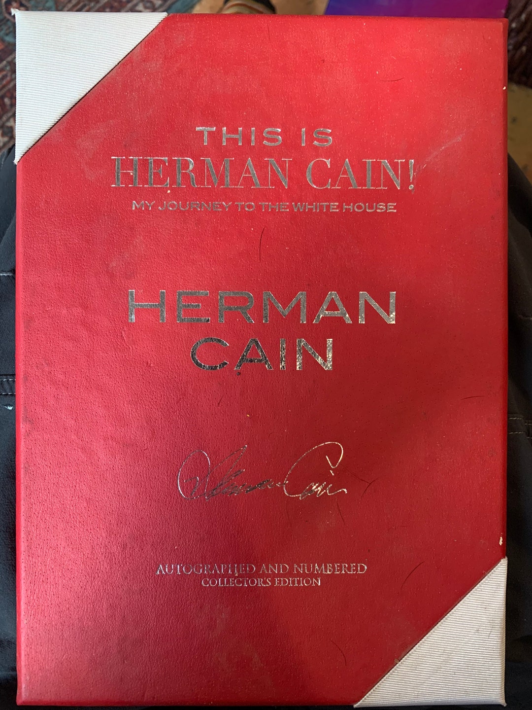 Herman Cain Biography Autographed Limited and Numbered in Special Gift ...