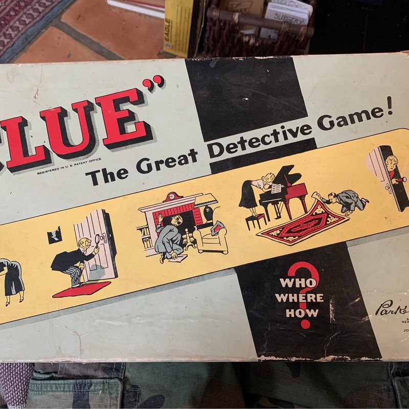 Clue Game - Etsy