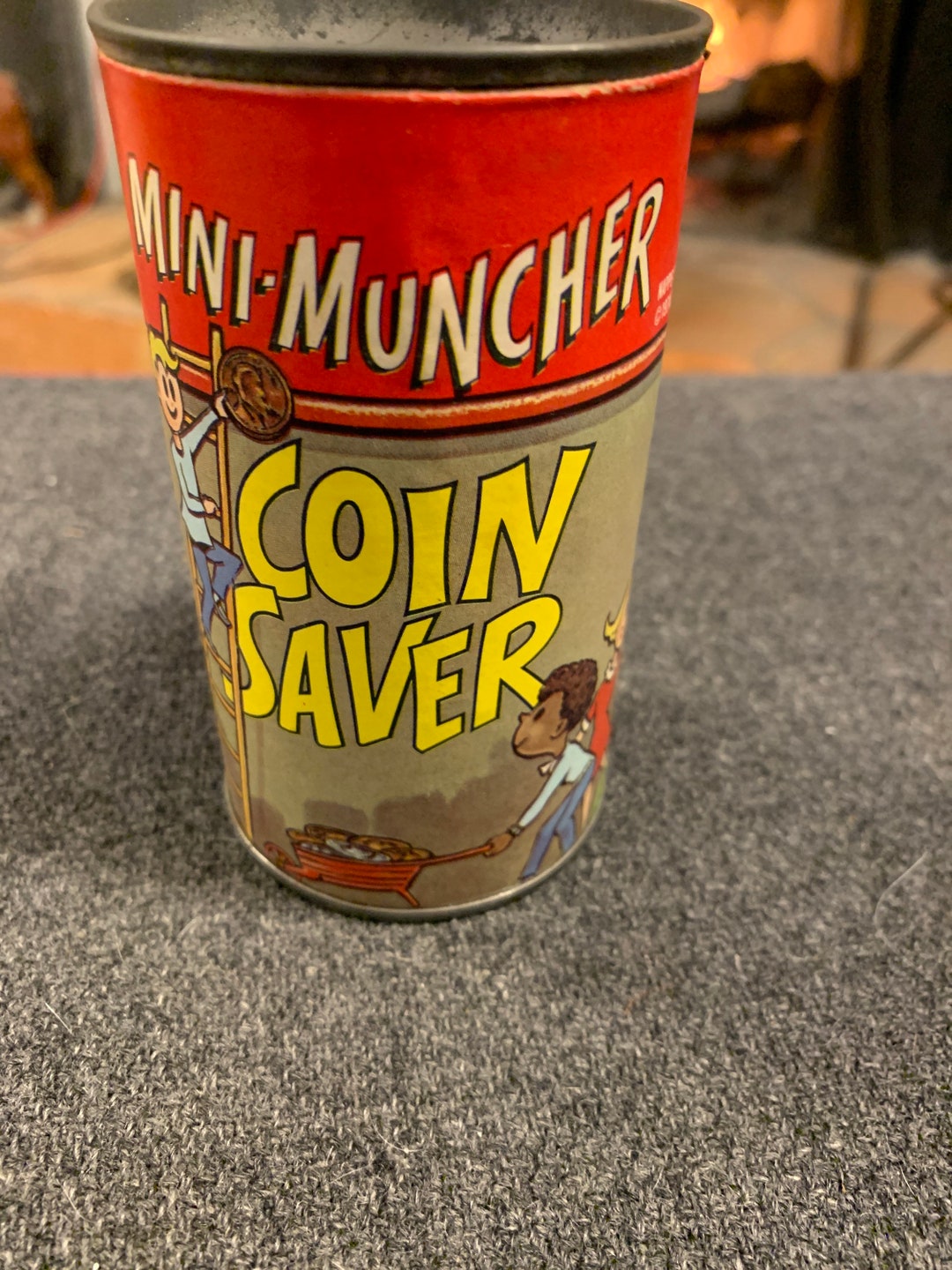 Vintage 1974 MINI-MUNCHER Coin Saver Can Still Bank Nappe-smith - Etsy
