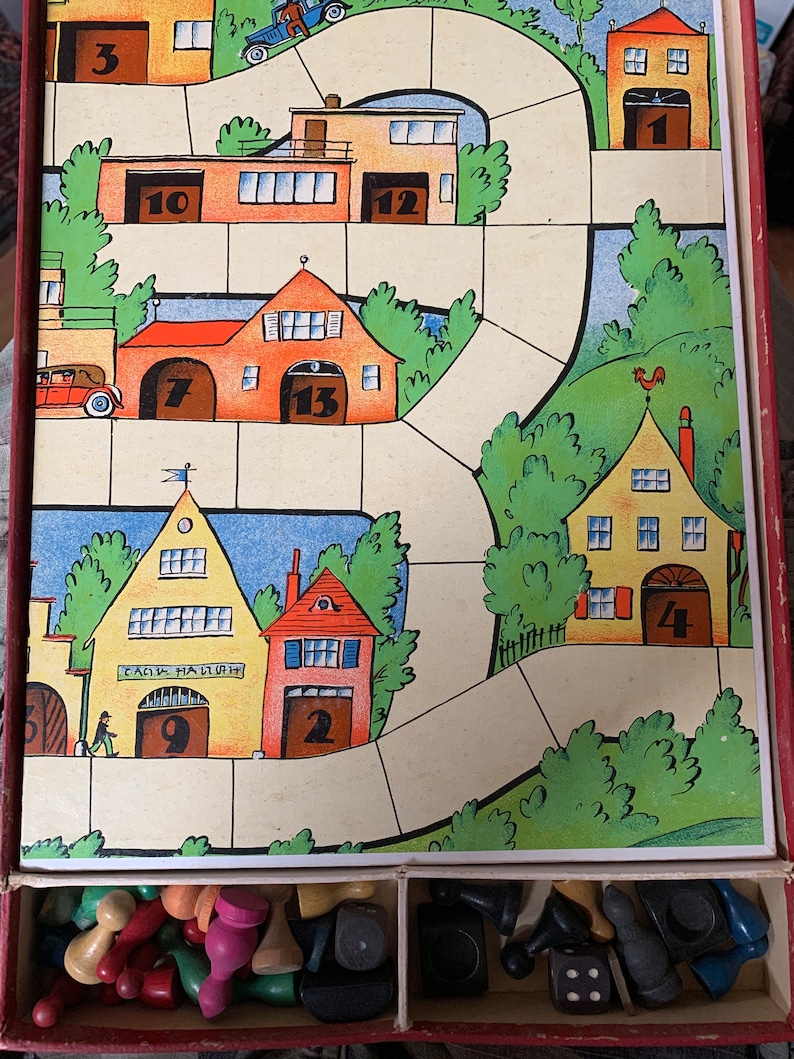 Amazing Antique Taxi Board Game by Ravensburger 1930s - Etsy