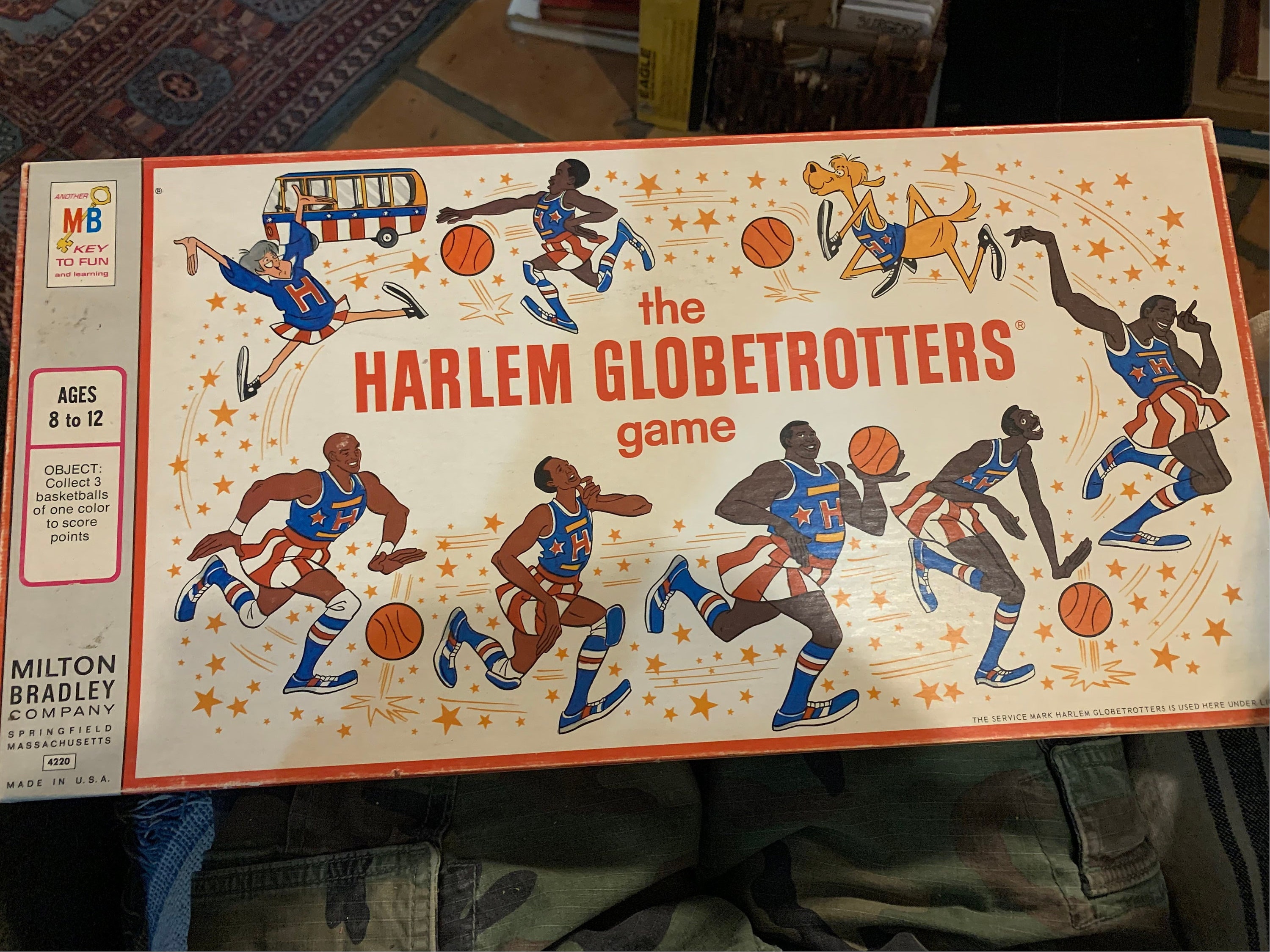 1971 Harlem Globetrotters Board Game With Un-punched Disks - Etsy