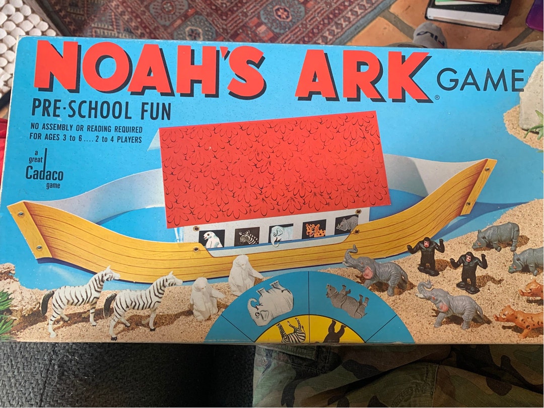 1971 Noahs Ark Game by Cadaco complete - Etsy