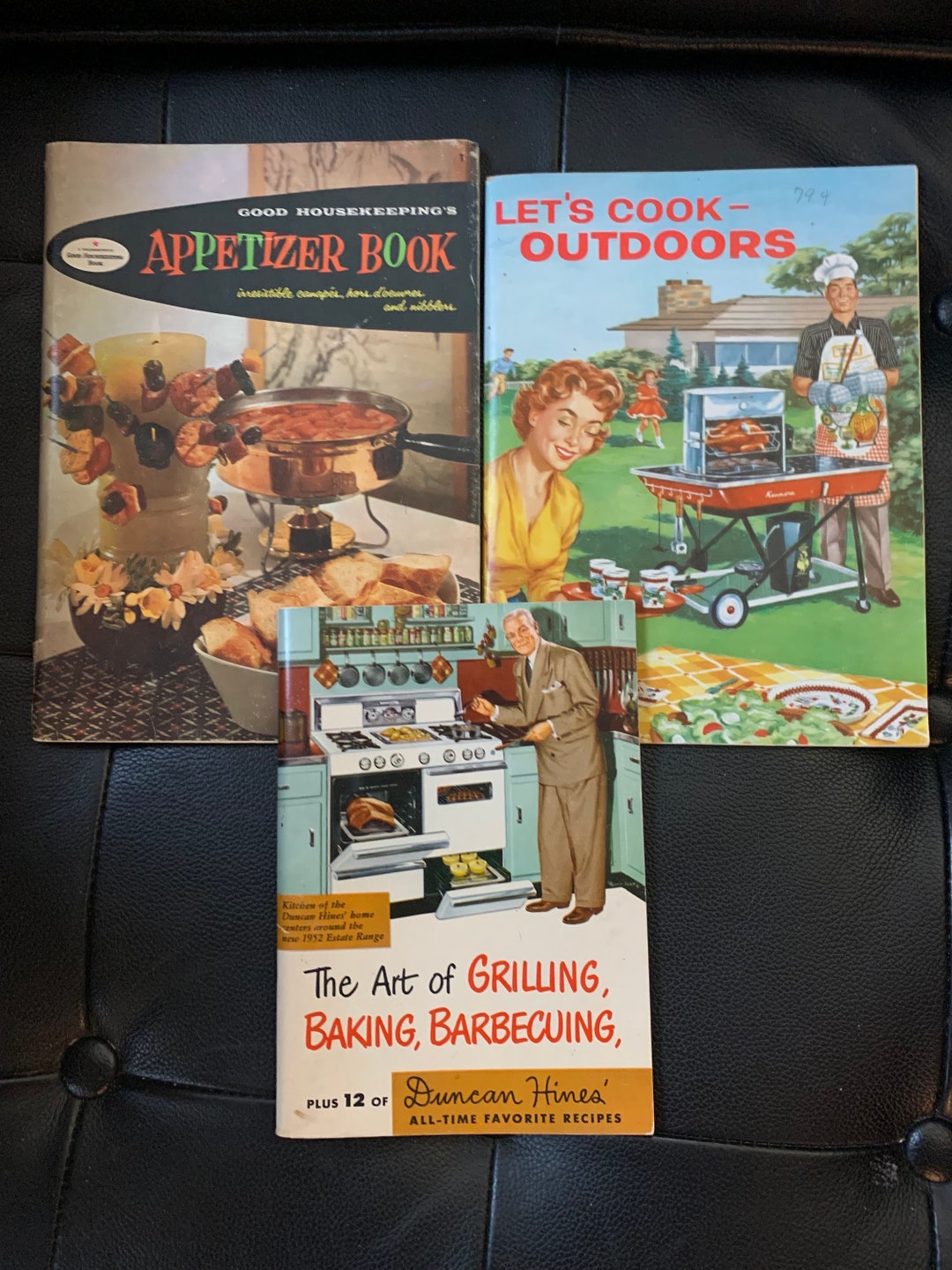 Three 1950s Vintage Colorful Cookout Company’s Coming Cookbooks: Let’s ...
