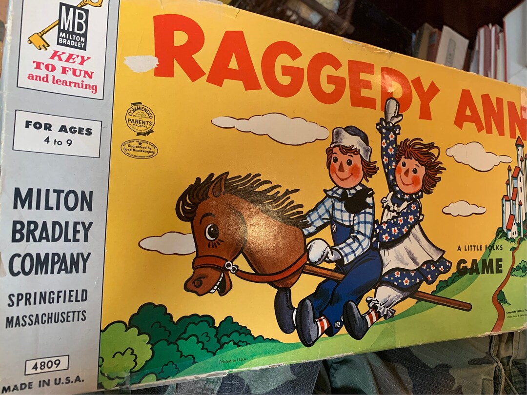 1954 Raggedy Ann Board Game Vintage - Etsy