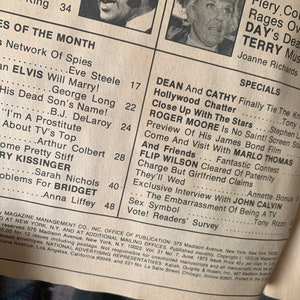 Vintage Screen Stars Magazine With Elvis Presley on Cover June 1973 - Etsy