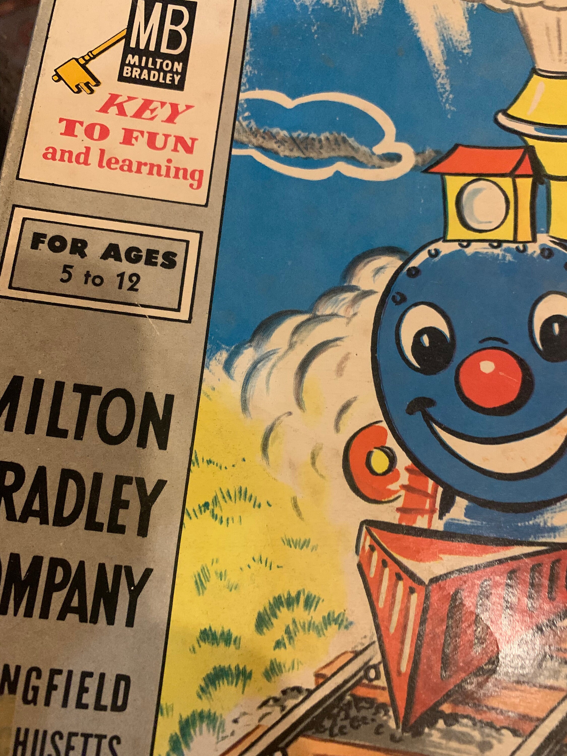 1957 Happy Little Train Game Milton Bradley - Etsy