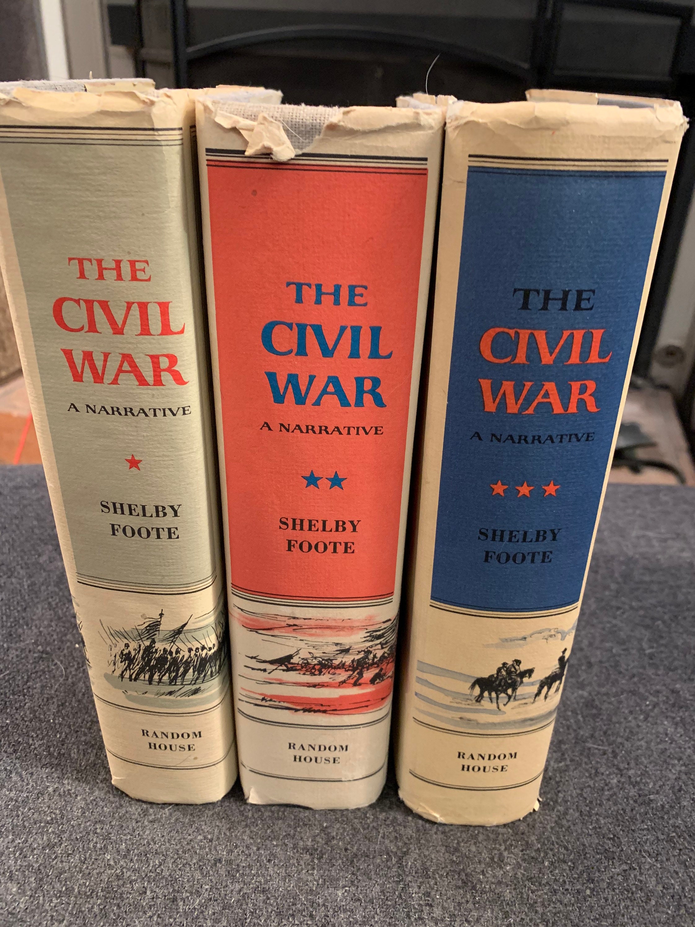 Civil War Narrative: Trilogy by Shelby Foote 1958 - Etsy