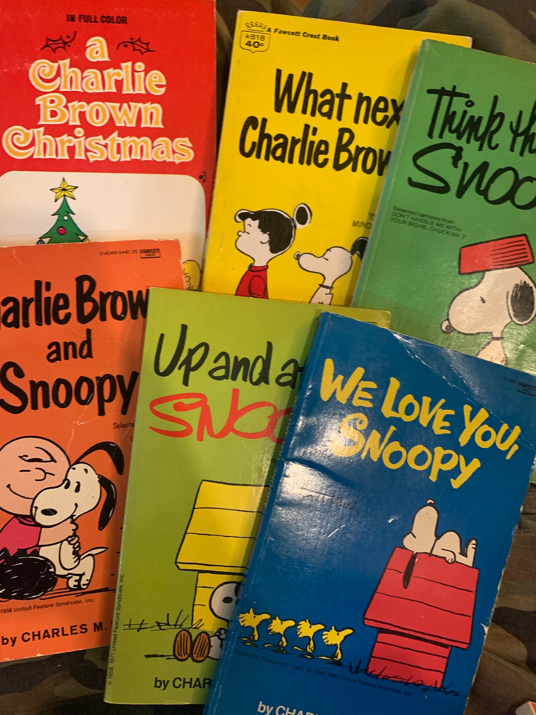 13 Vintage Charlie Brown and Snoopy Books 1960-1980s - Etsy