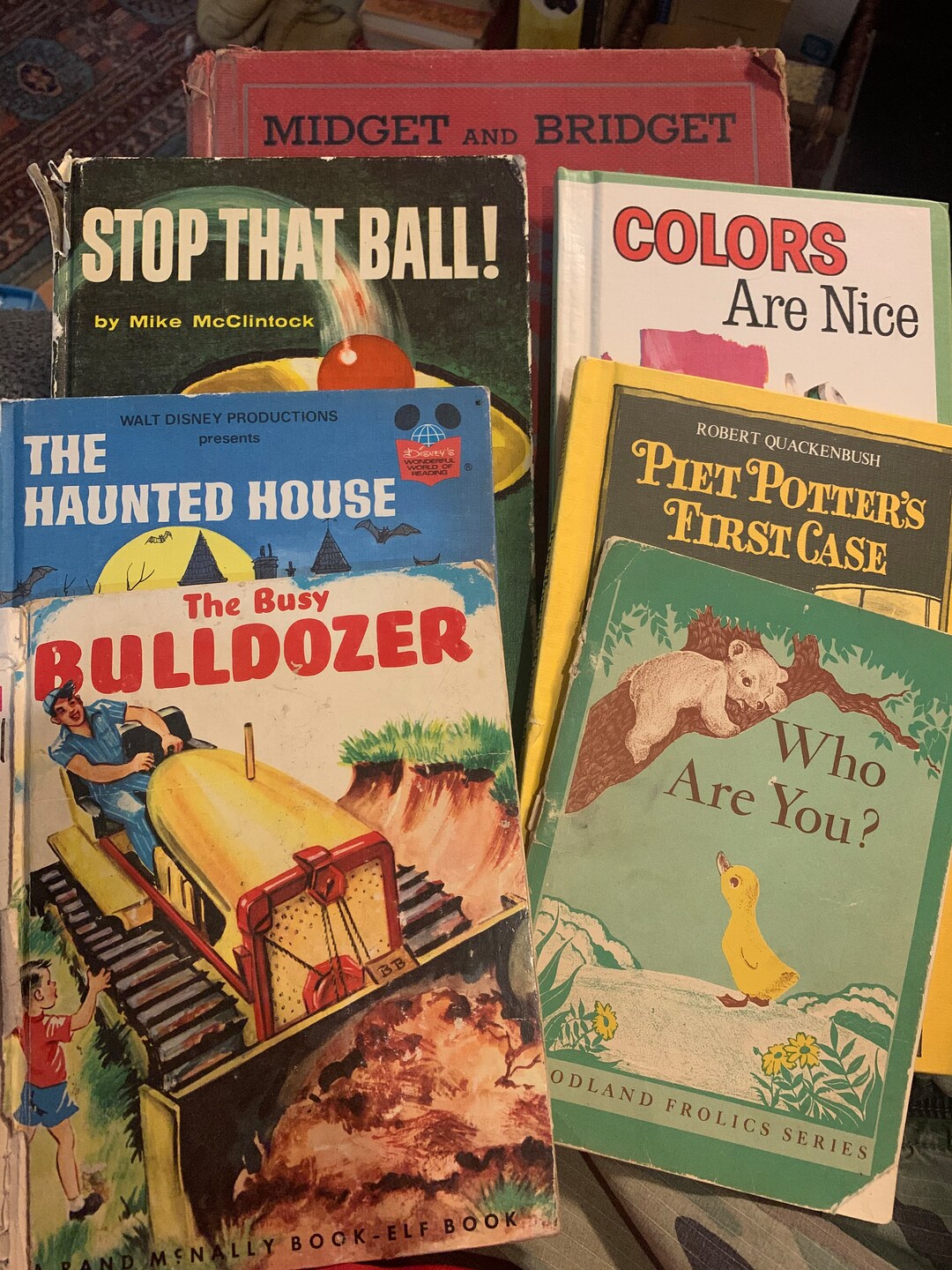 Vintage Lot of Old Childrens Books - Etsy