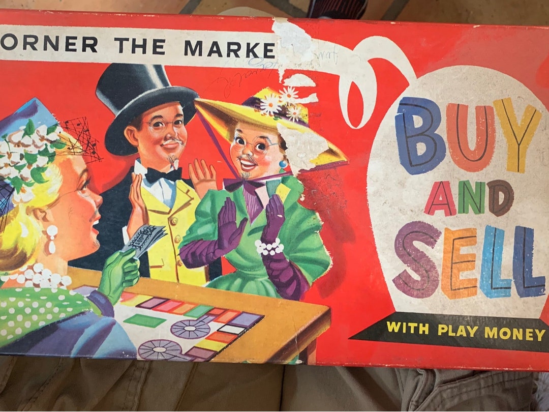 Vintage Rare Buy and Sell Board Game - Etsy