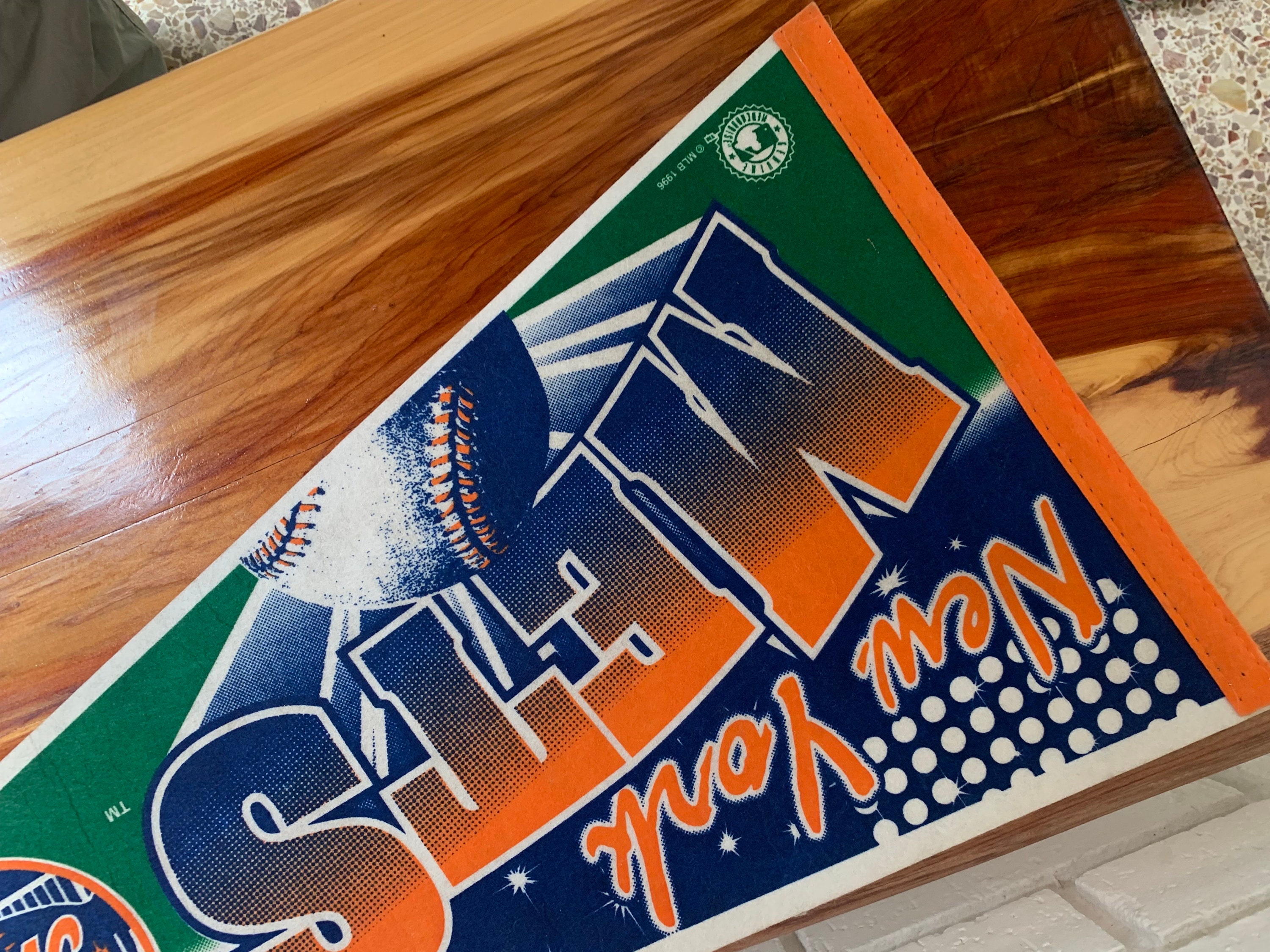 1990s New York Mets MLB Felt Pennant - Etsy