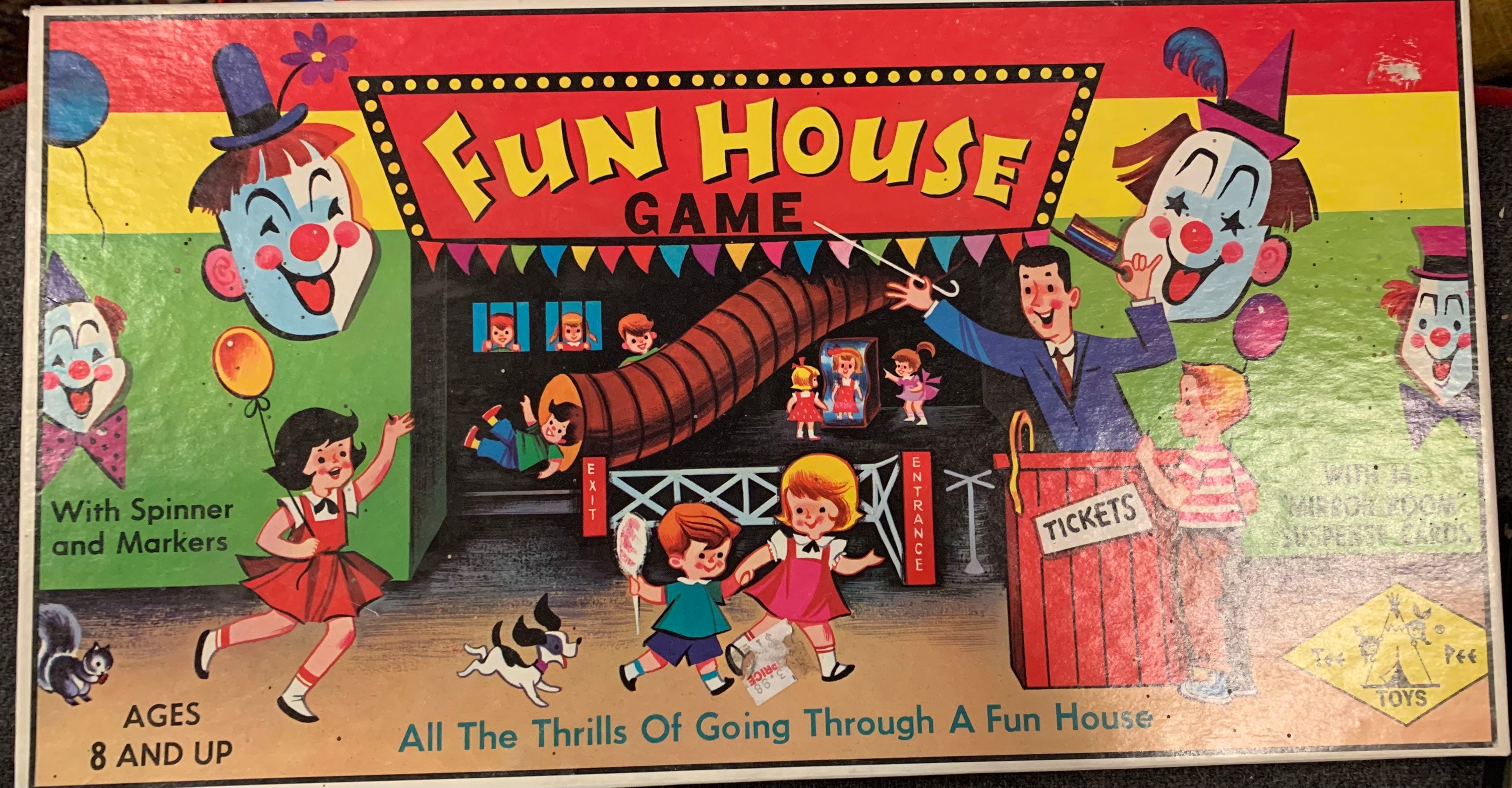 Vintage the Funhouse Game - Etsy
