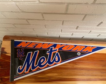 New York Mets Baseball Pennant - Etsy