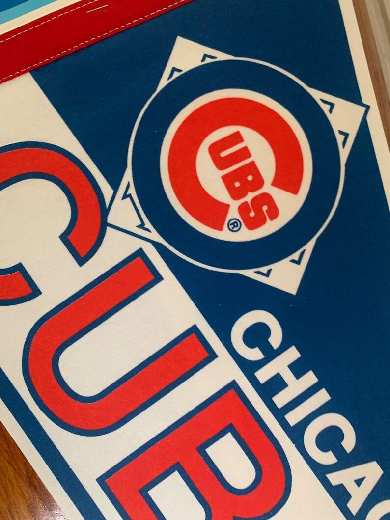 1990s Chicago Cubs MLB Felt Pennant With Tags Attached - Etsy
