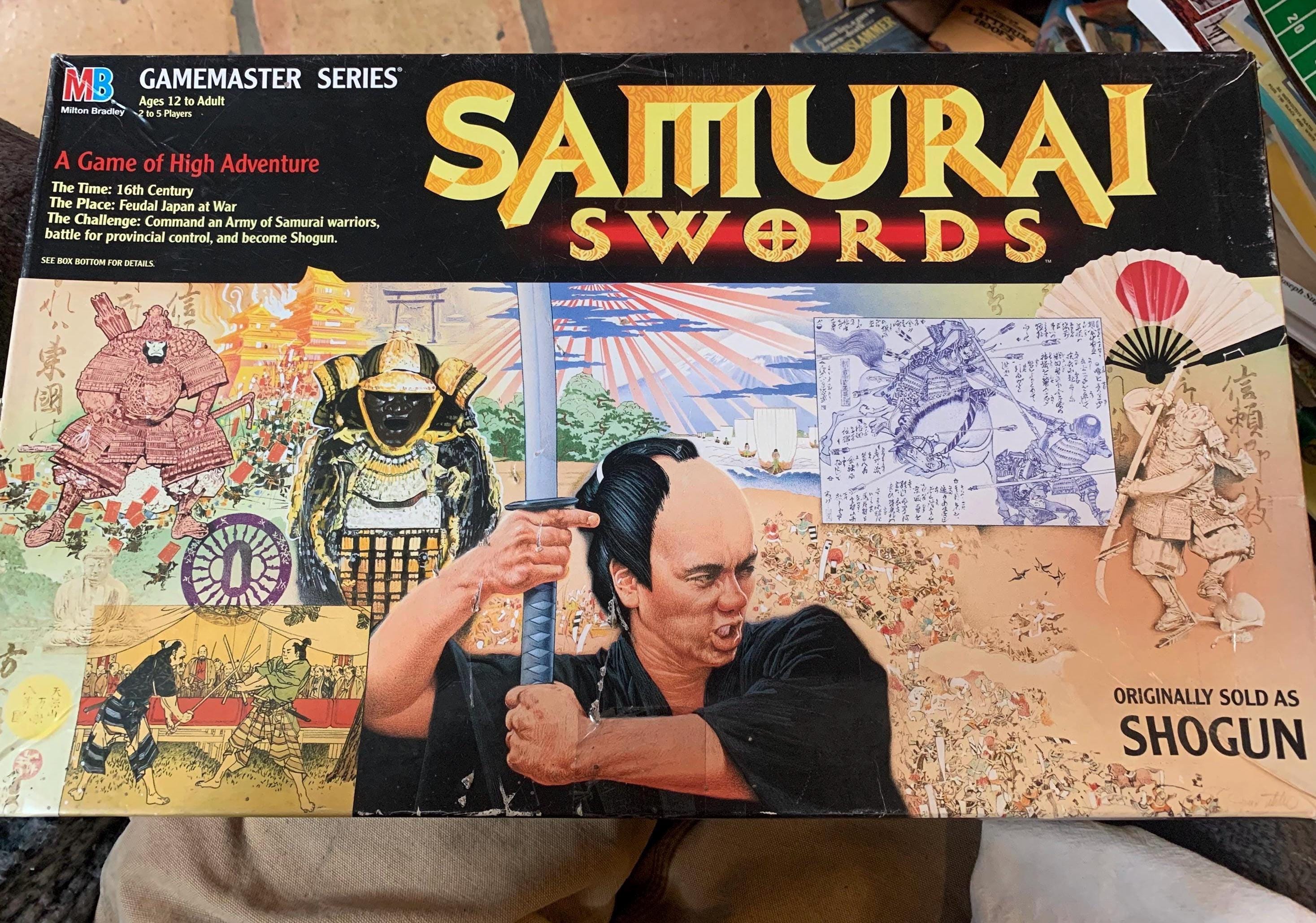 1986 Rare Samurai Swords Board Game Complete Milton Bradley - Etsy