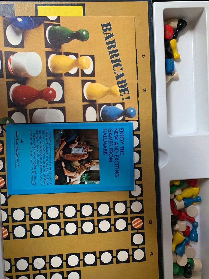Vintage Barricade Game by Hallmark, Complete Game - Etsy