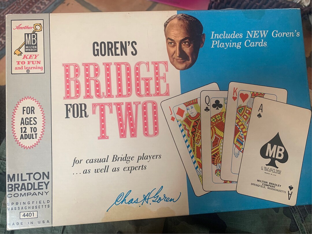 Vintage Goren’s Bridge for Two Game - Etsy