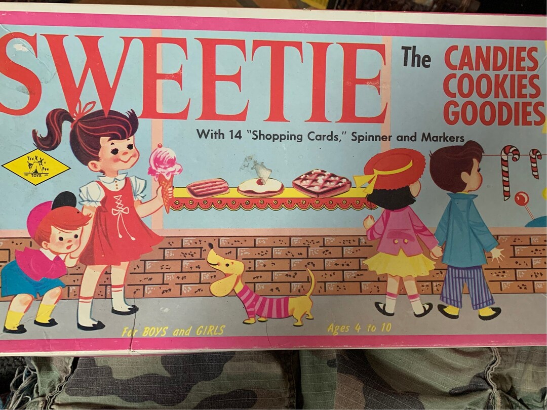 Vintage Sweeties Board Game: Candies, Cookies, Goodies - Etsy