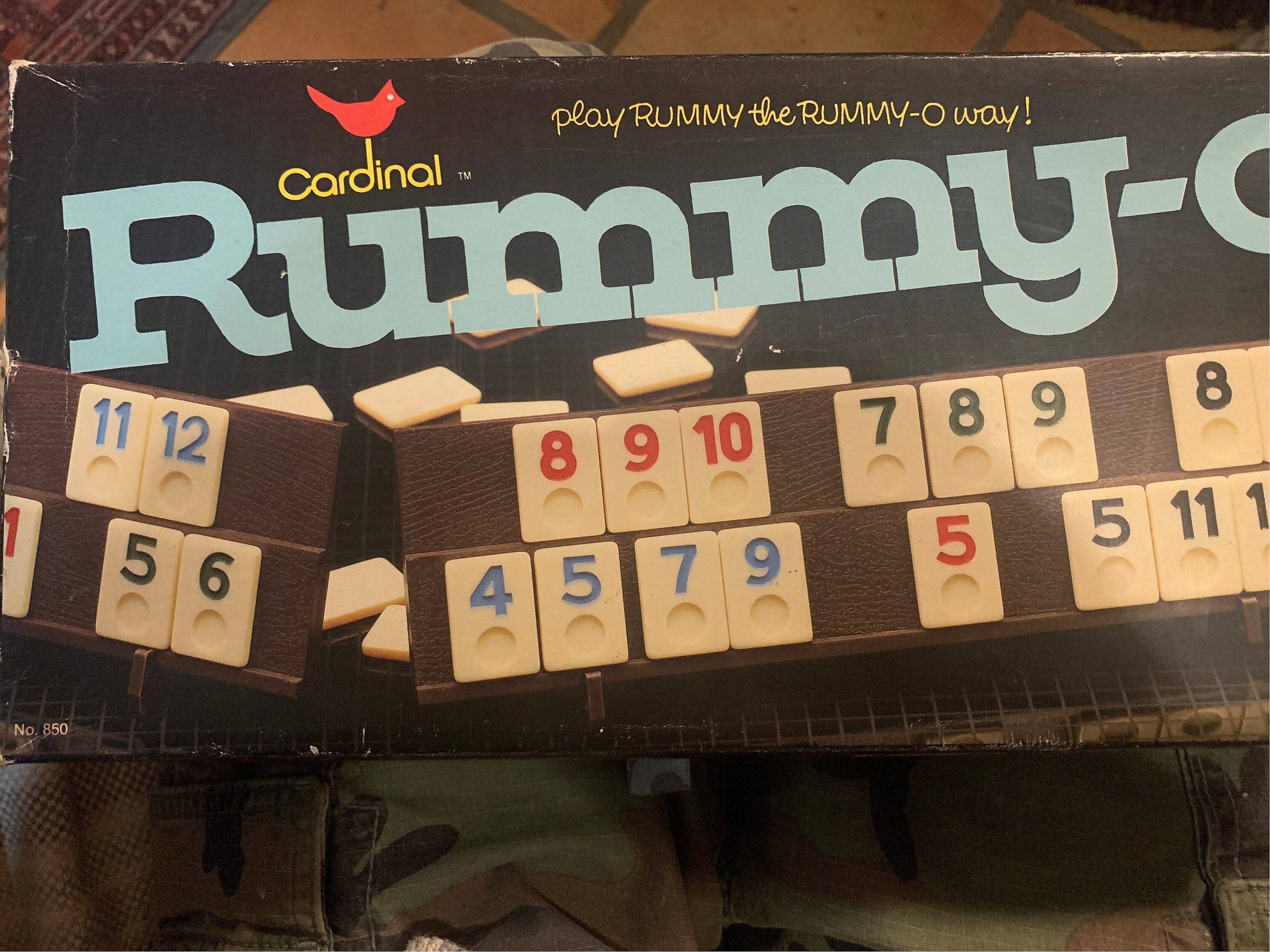 Vintage Rummy-o Tile Game by Cardinal With Case Tile Set - Complete ...
