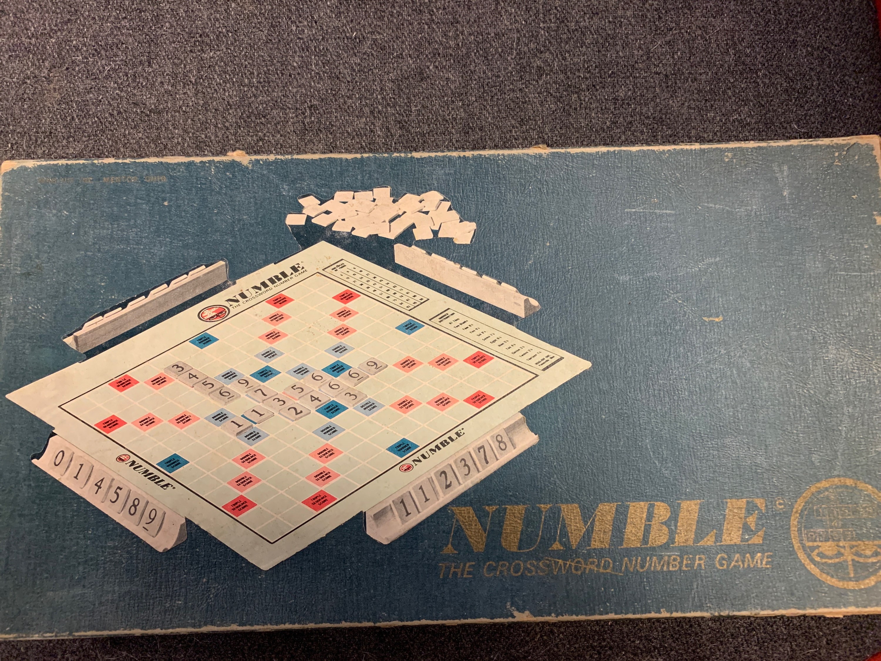 1965 Numble, the Cross-numbers Game by Mag-nif - Etsy