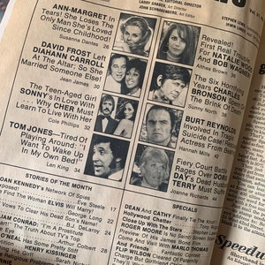 Vintage Screen Stars Magazine With Elvis Presley on Cover June 1973 - Etsy